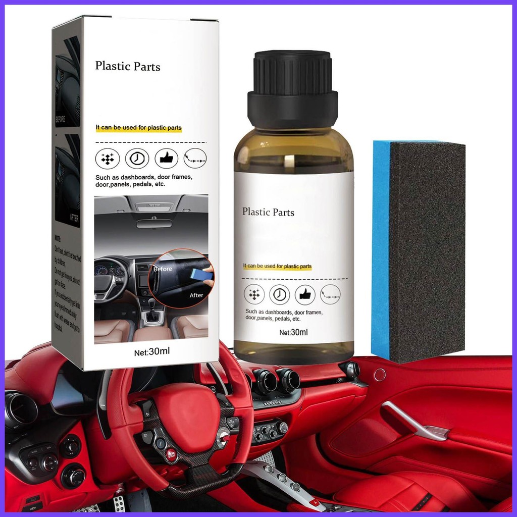 Car Trim Restorer 30ml Car Refurbishment Agent Polishing Cleaner with ...