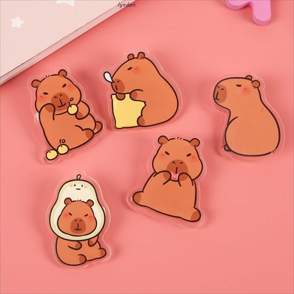 LYNDON Acrylic Capybara Pin, Breastpin Cute Capybara Brooch, Cartoon ...