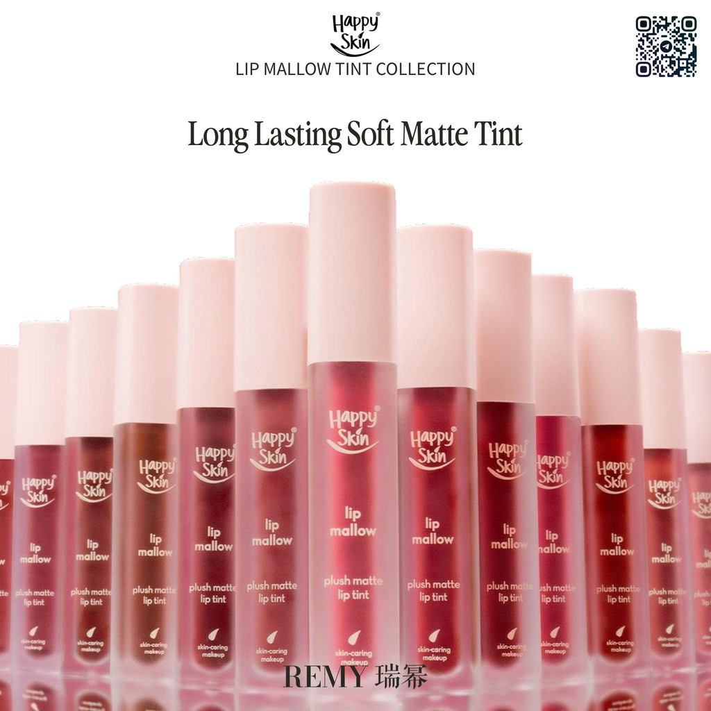 Happy Skin Lip Mallow Tint ( Soft Matte Tint ) | Shopee Singapore