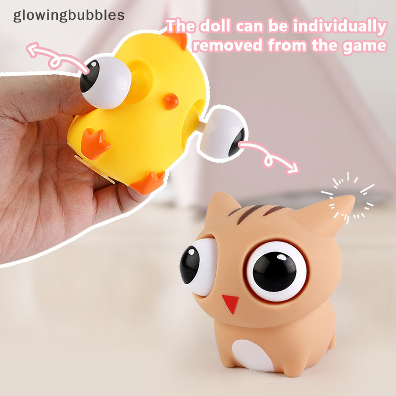 Glowingbubbles Elastic Pop Eye Frog Squeeze Sensory Toys Cartoon Slow ...