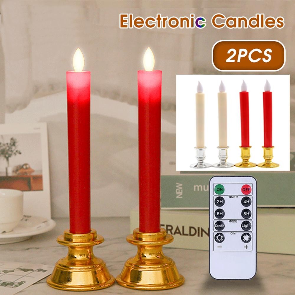 Huazu LED Electric Candles Light Prayer Candle Lights Wick Light Gold ...