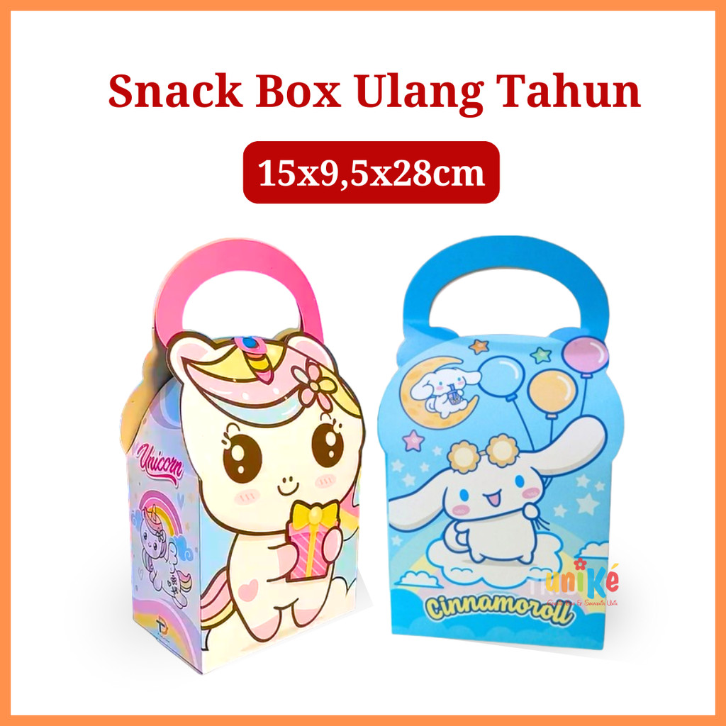 Children's Birthday Snack Box Hampers / Duplex Box Birthday Souvenir ...