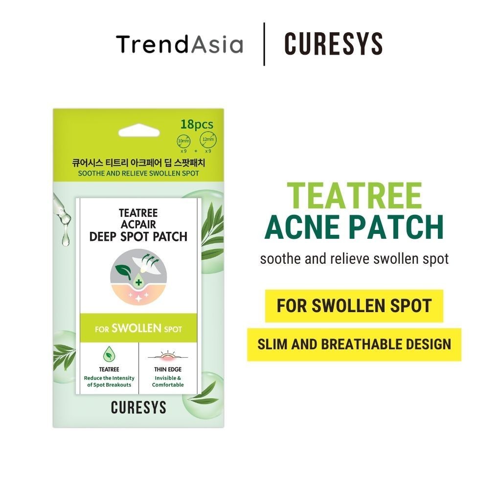 Curesys Teatree Acpair Deep Spot Patch Hydrocolloid Acne Pimple Blemish ...