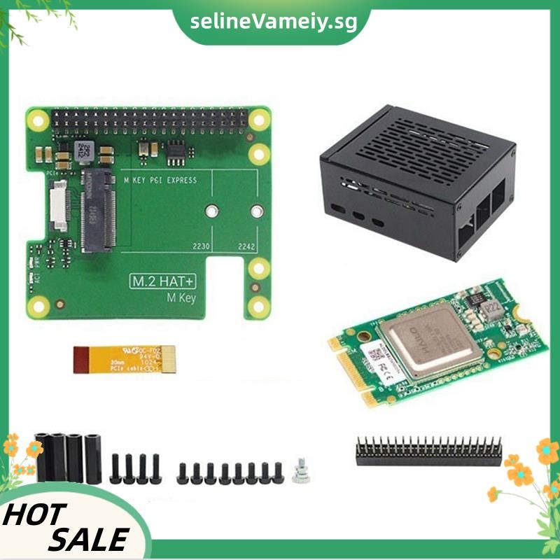 For Raspberry Pi 5 AI Kit M.2 HAT+Hailo Al Acceleration Module+Case 13 ...