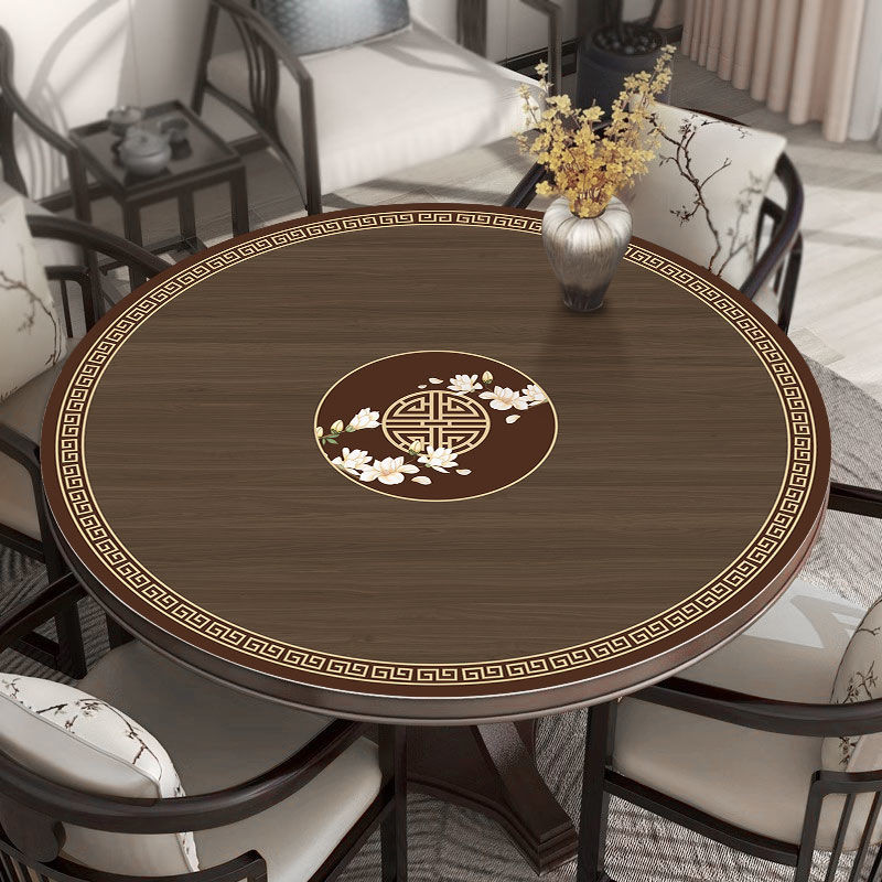 Desktop Protective Mat New Chinese Table Mat Round Tablecloth ...