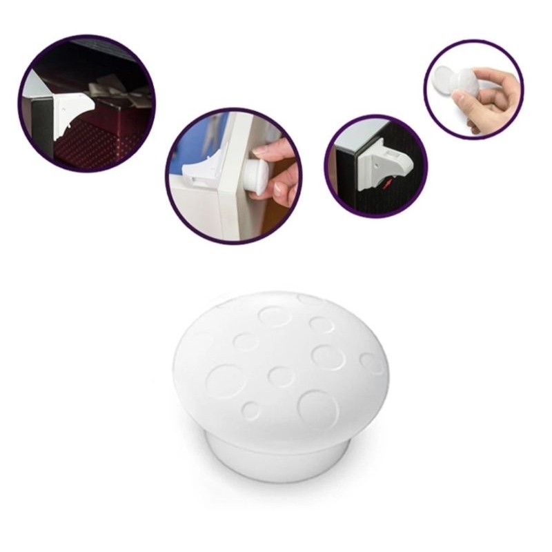 Child proof magnetic door catch lock child security lock cabinet door ...