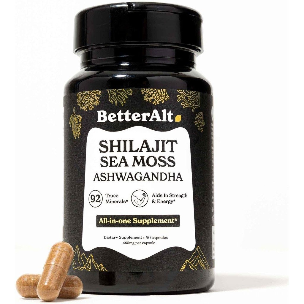Shiljait All in One Capsule with Seamoss & Ashwagandha| Helps in Muscle ...