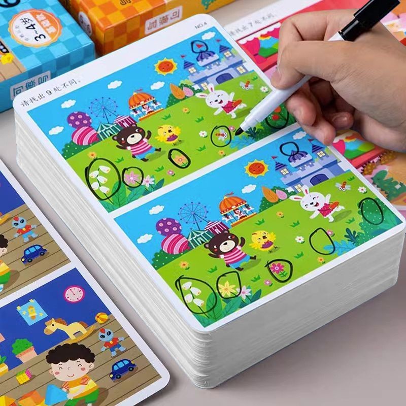 3-6-8Fun Spot the Difference Game for 1-Year-Olds, Focus Training ...