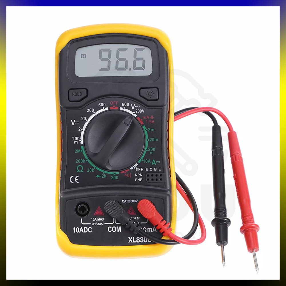 Multimeter LCD Digital Multimeter LCD Volt Meter Ammeter Voltmeter Amps ...