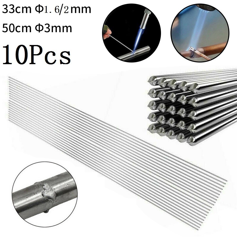 【Hot】10Pcs Aluminium Welding Rods Wire Brazing Easy Melt Solder Low ...