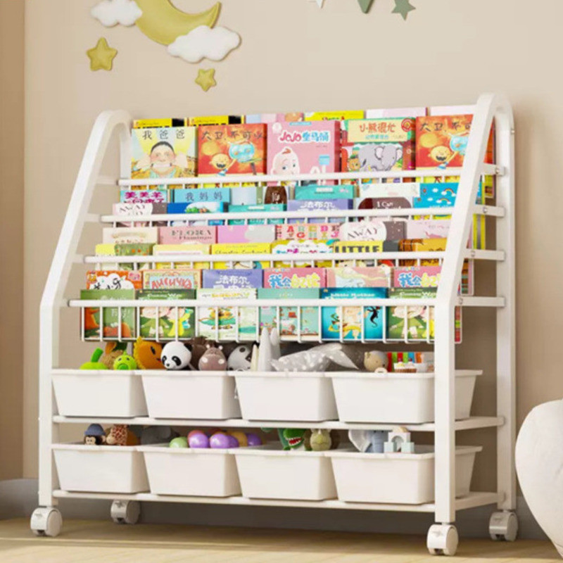 Kids Toy Rack Organizer Cabinet Storage Book Shelf Container Box Baby ...