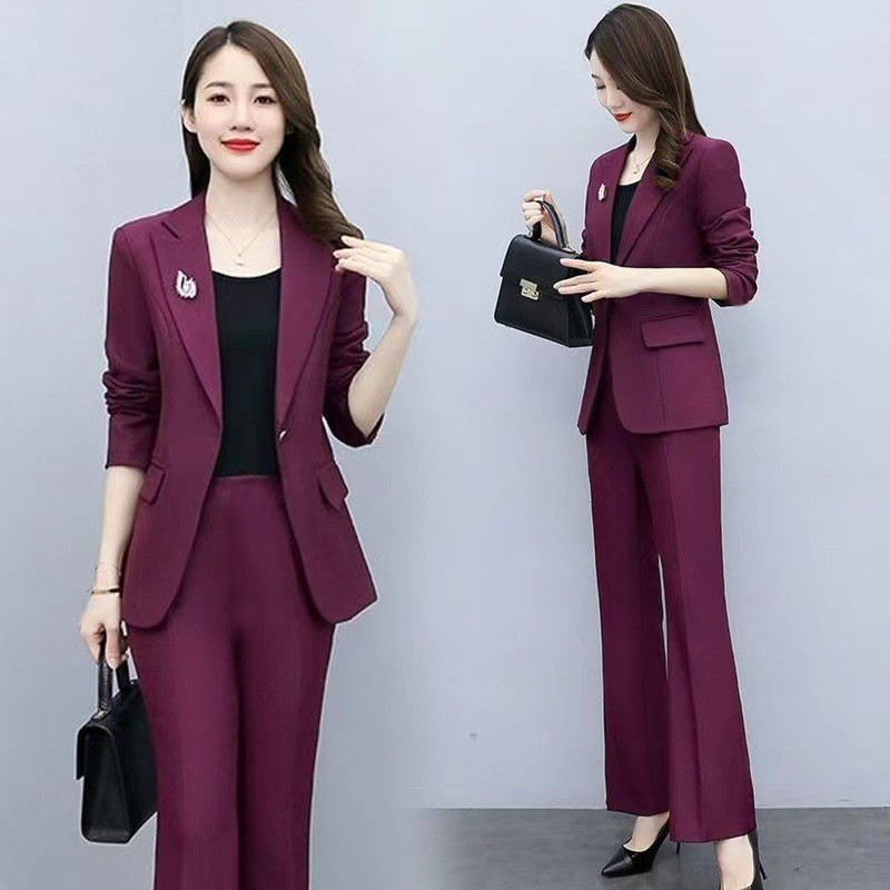 Spring Autumn Formal Office Wear Women Ladies Blazer Suit Female ...