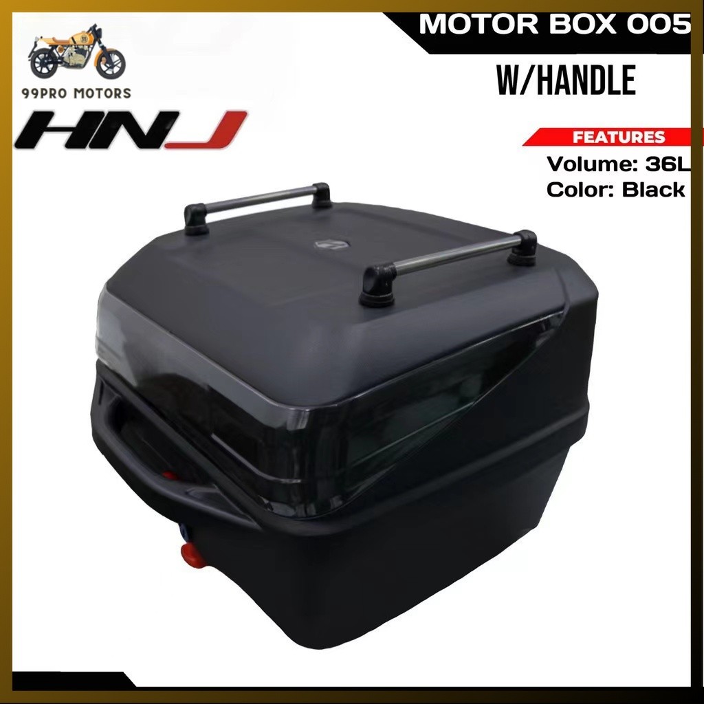 HNJ 005 TOP BOX with Handle Motorcycle Compartment Box Rear Luggage ...