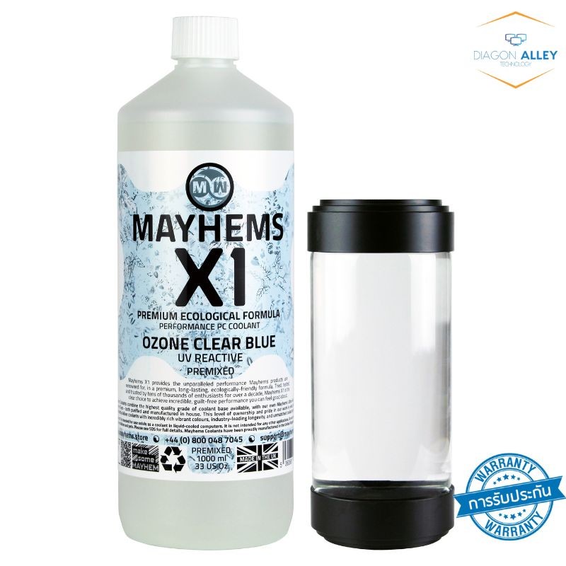 Mayhems-PC Coolant-X1 Premix-Eco Friendly Series UV Fluorescent Blue 1 ...