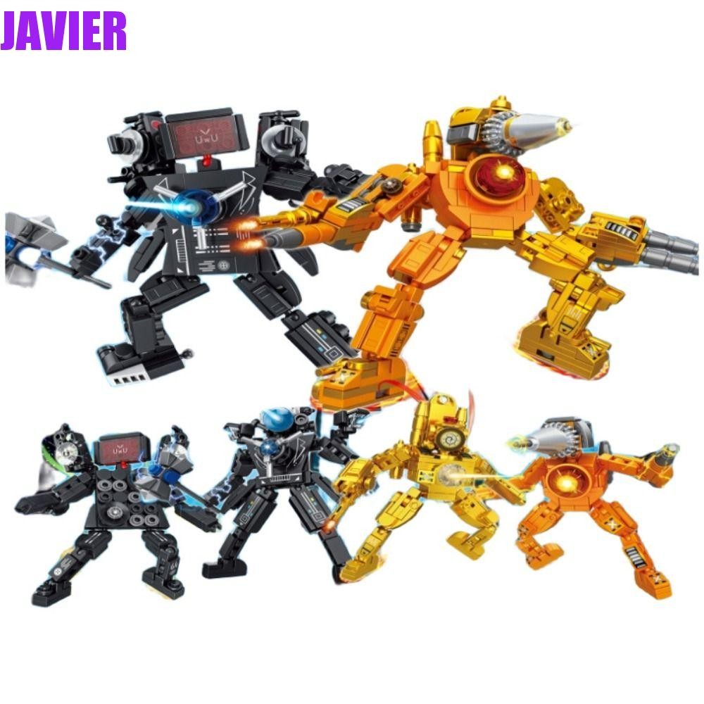 JAVIER Skibidi Toilet Building Blocks Toy, Speakerman Titan TV Man ...