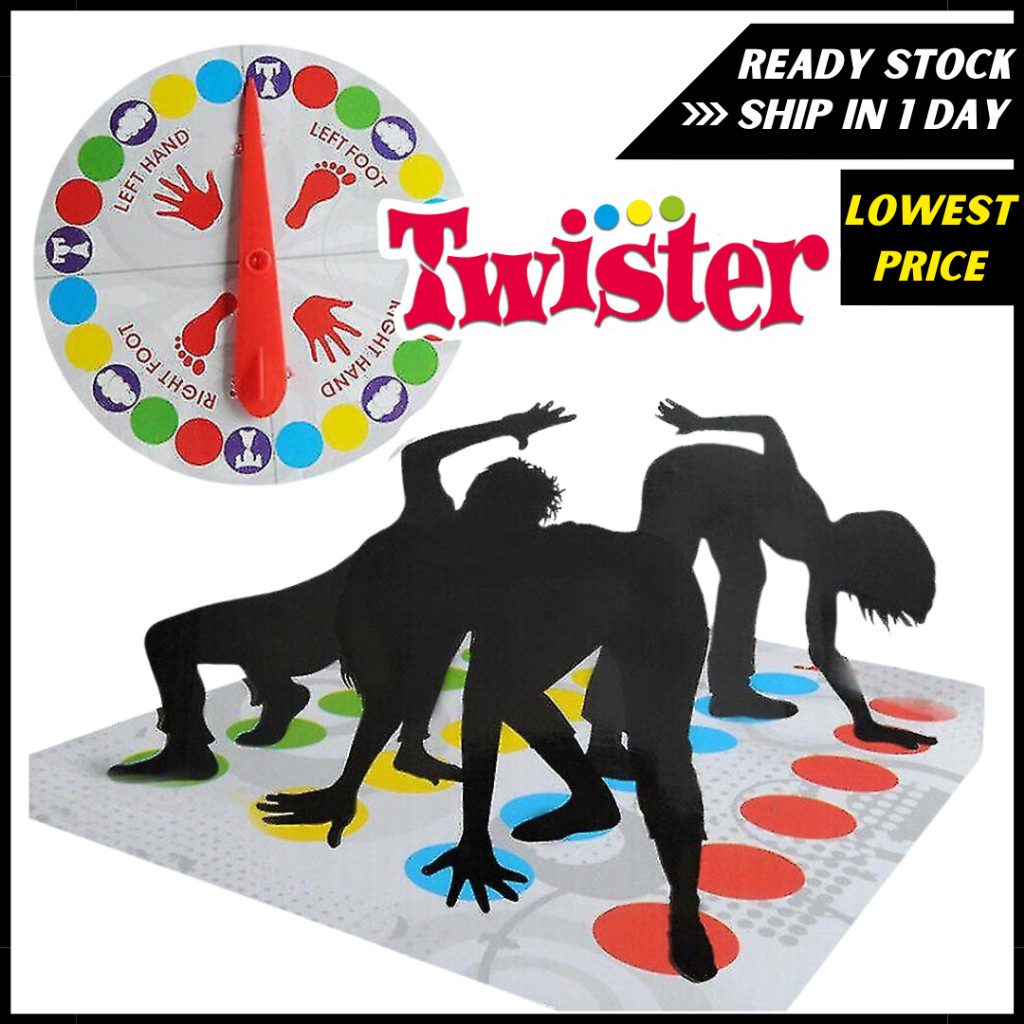 Twister Family Friends Party Board Game Funny Fun Toys Uno Monopoly ...