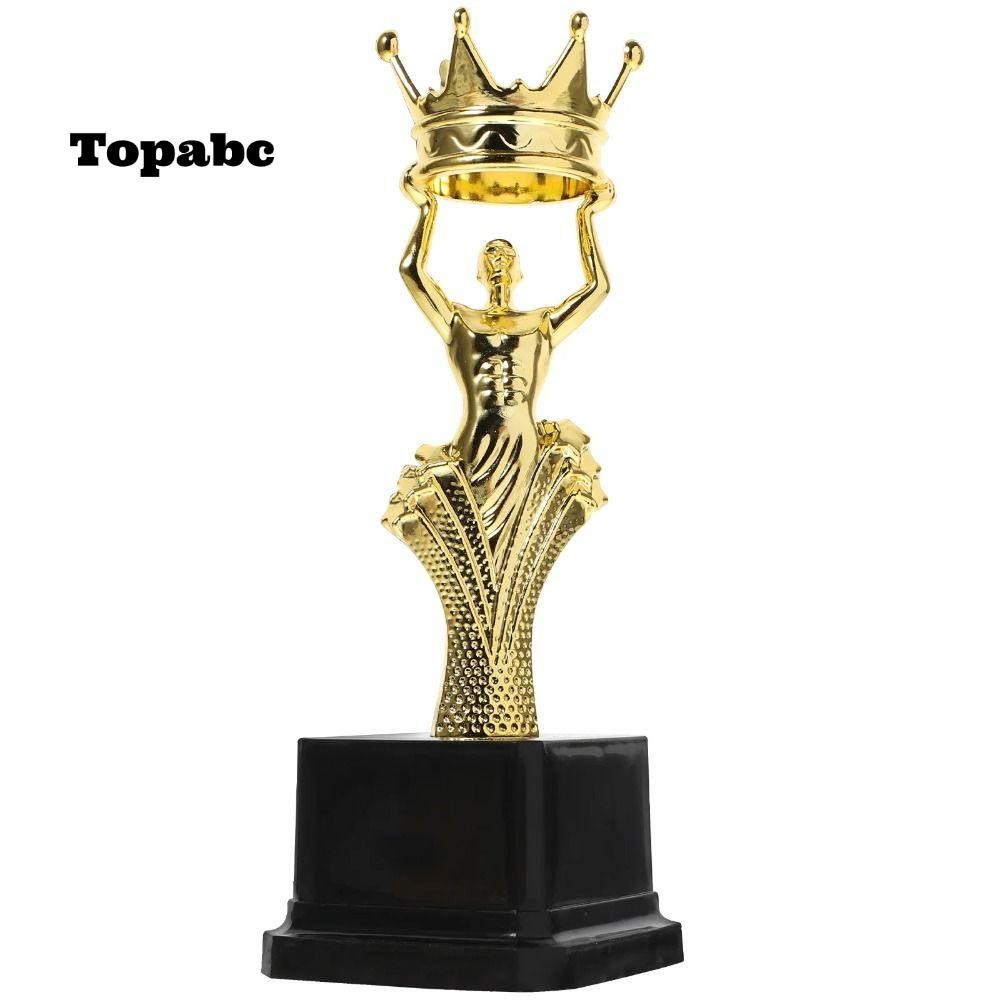 TOP Award Trophy, Golden Plastic Reward Cup, Crown Craft Souvenirs ...