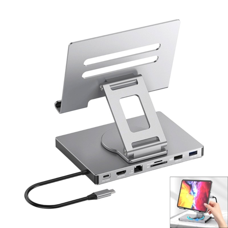 Fuf Foldable USB C Dock Stand Adjustment With PD100W Charging ...