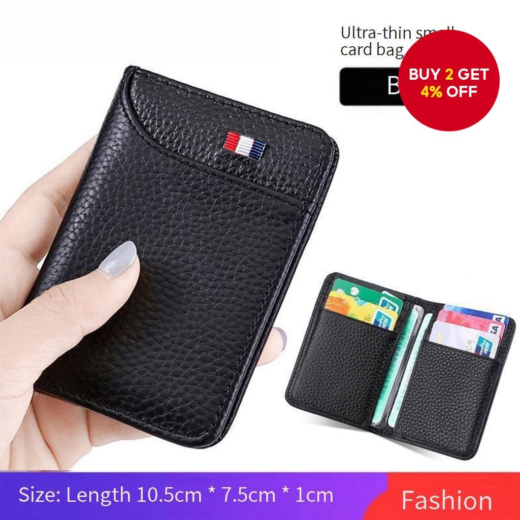Men's RFID Blocking Slim Wallet - Multi-Functional ID/Card/Driver's ...