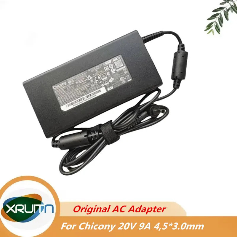 Genuine Chicony A17-180P4B A180A063P Power Adapter 20V 9A 180W 4.5x3 ...