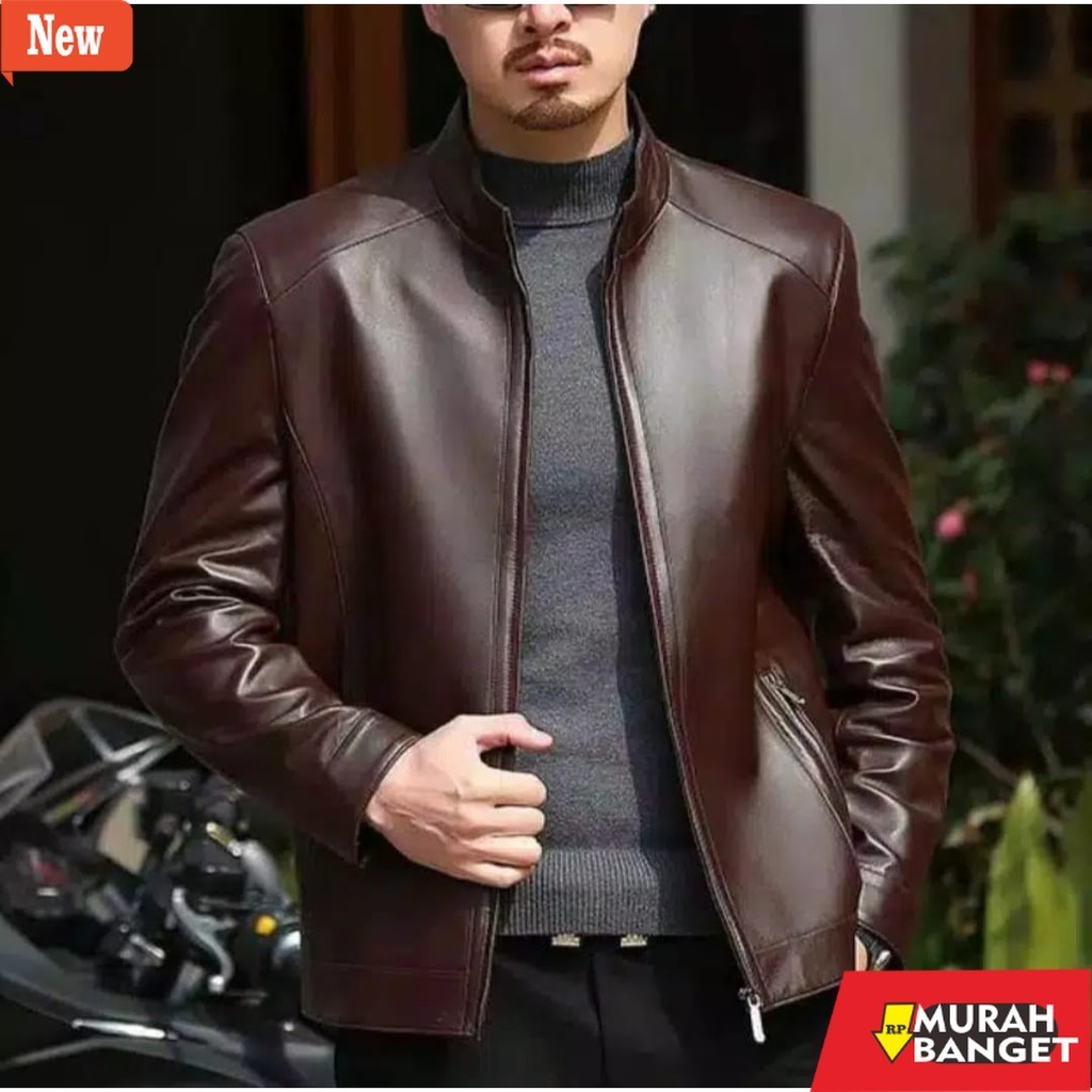 Garut men's leather jacket GENUINE SEMI LEATHER JACKET / ORIGINAL SEMI ...