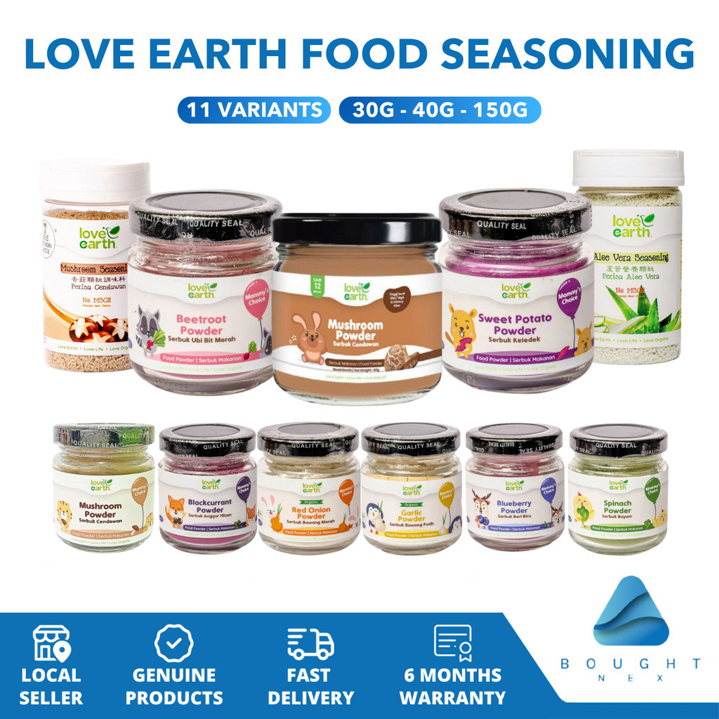 Love Earth Food Seasoning - Premium Natural Ingredients, Mushroom ...
