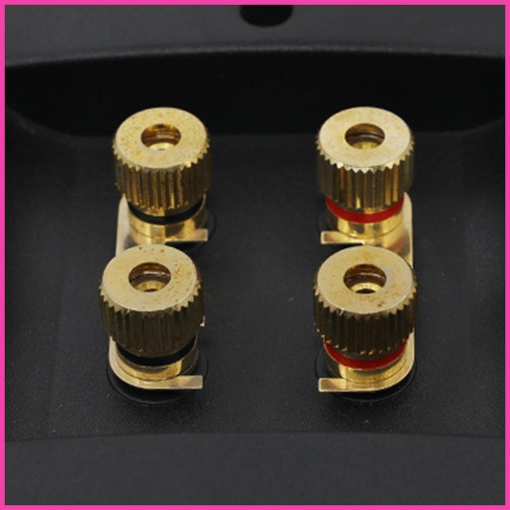 Speaker Wire Lugs 2Pcs Copper Binding Posts Binding Posts Speaker ...