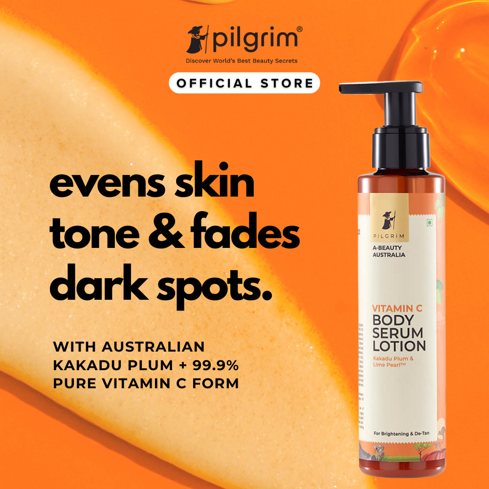 Pilgrim Vitamin C Body Serum Lotion 150ml | Kakadu Plum & Lime Pearl ...