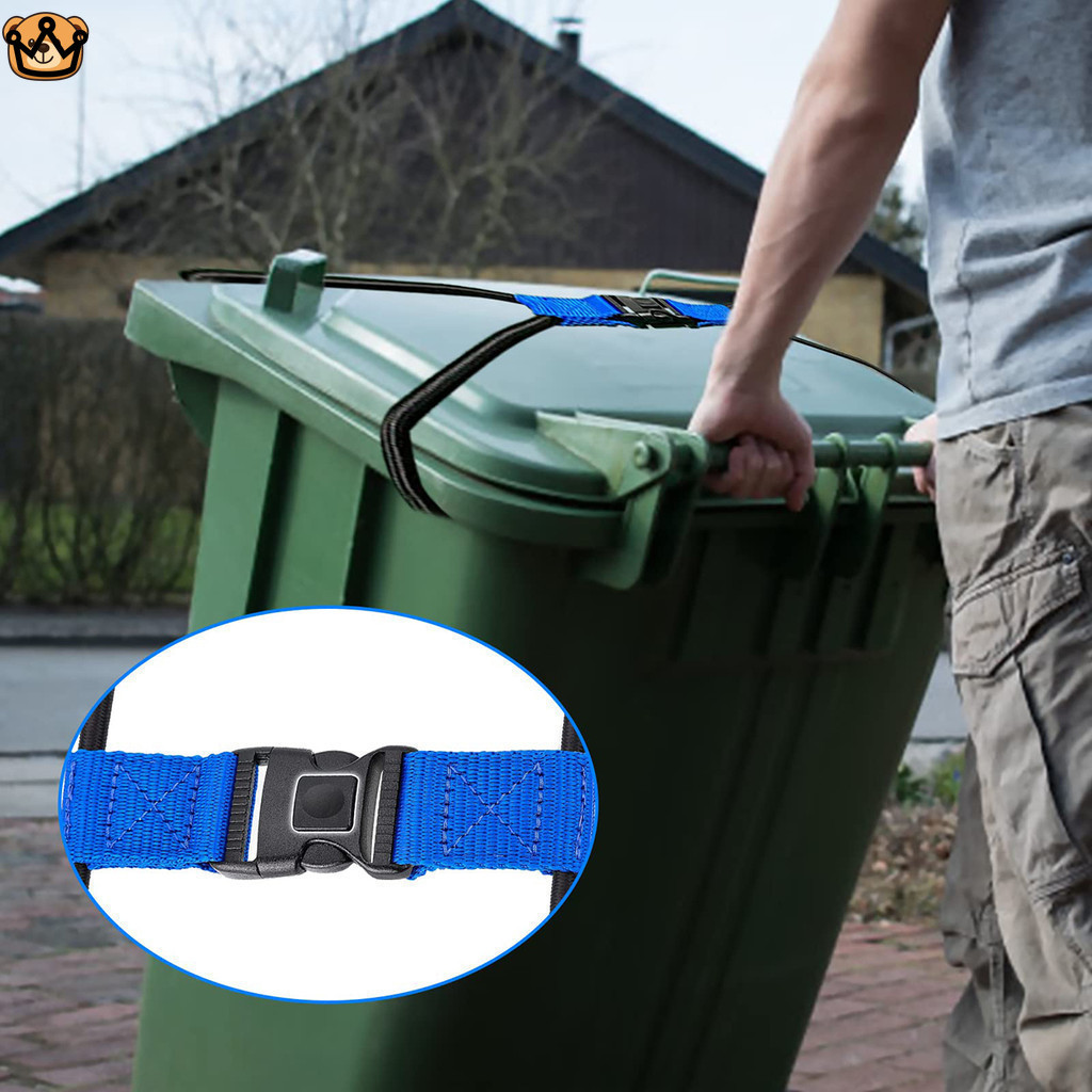 JP1 Bin Locking Bungee Cord for Outdoor Wheelie Bins Rubbish Bins ...