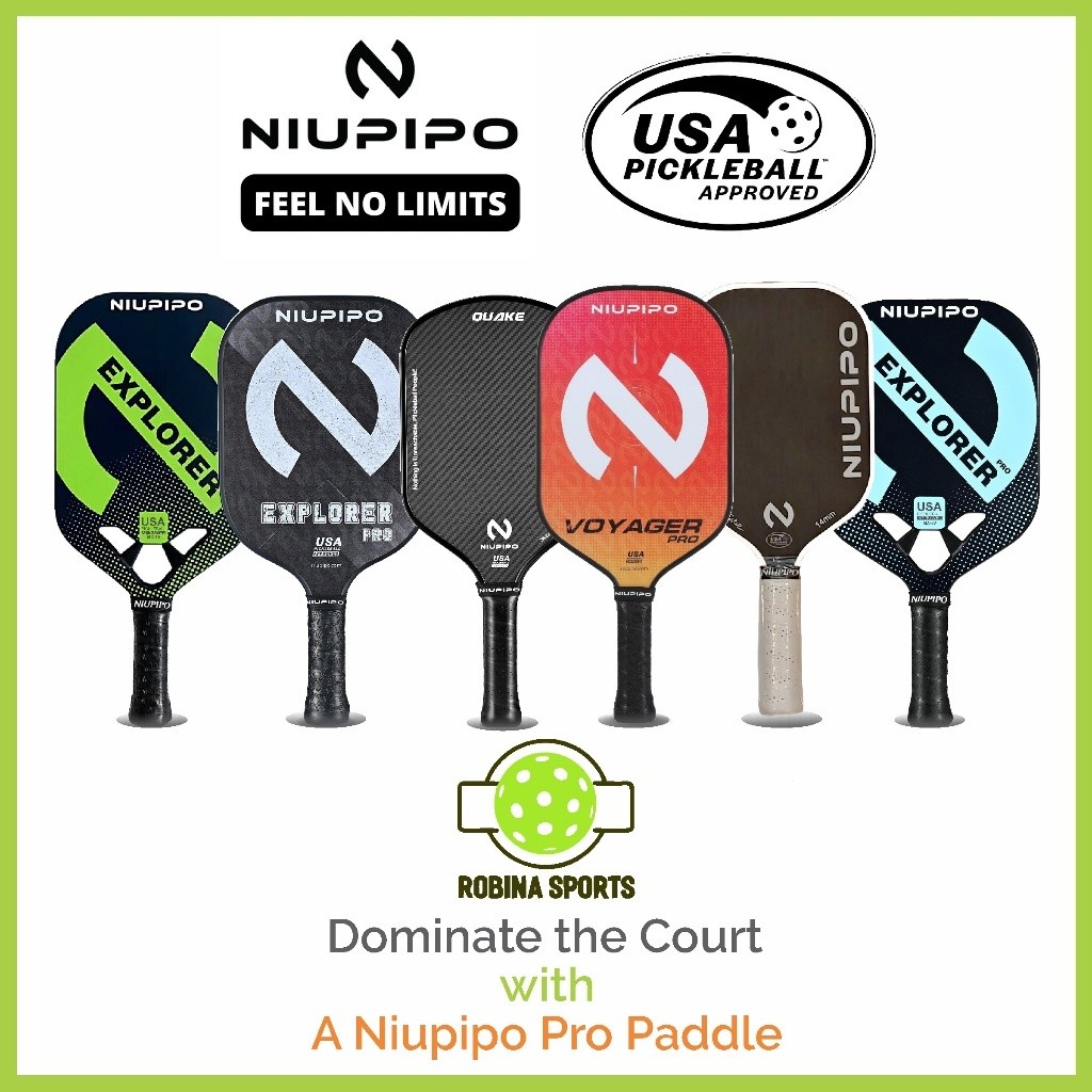 Niupipo Pro Pickleball Paddle, USAPA Approved Pickleball Racket, 3K ...