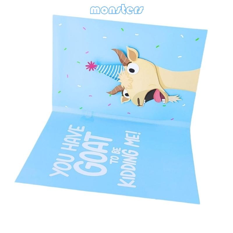 Mon Interactive Birthday Card with Screaming Goat Card for a Fun ...