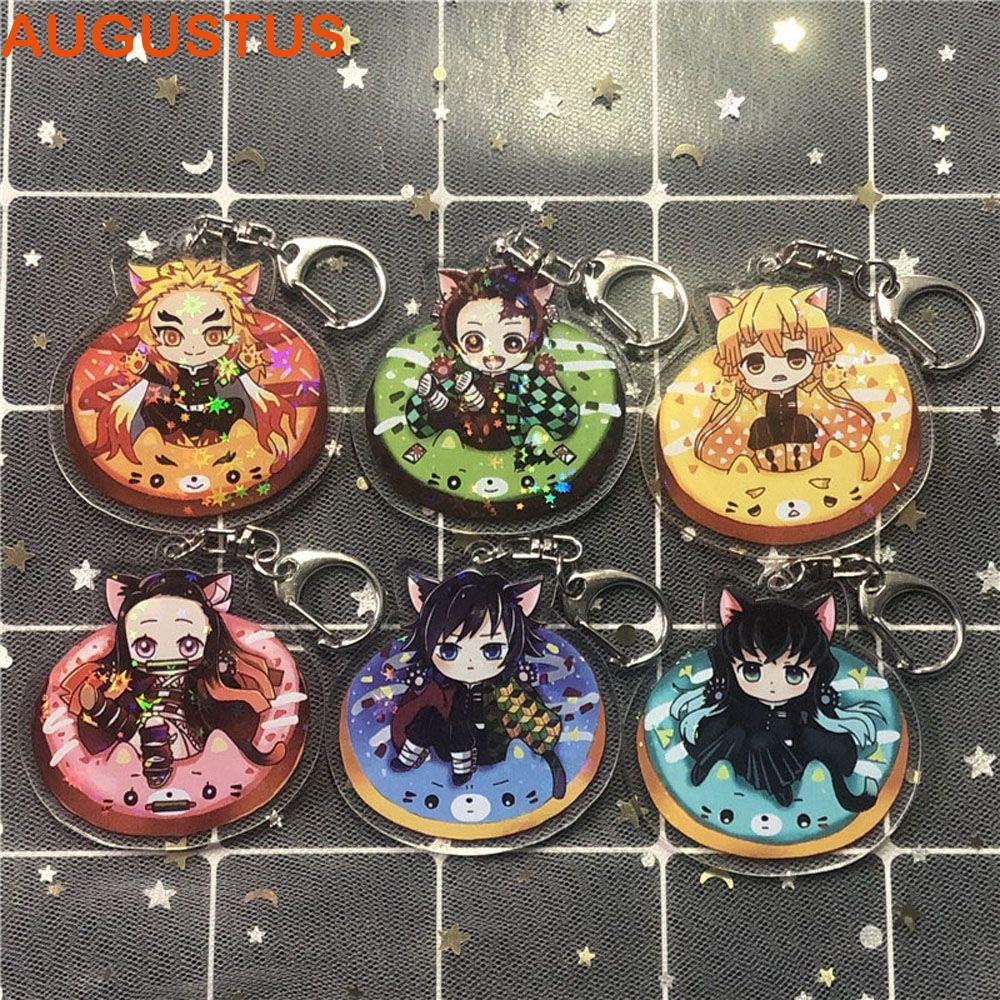 AUGUSTUS Demon Slayer Keychain Japanese Anime Inosuke Kyoujurou Kimetsu ...