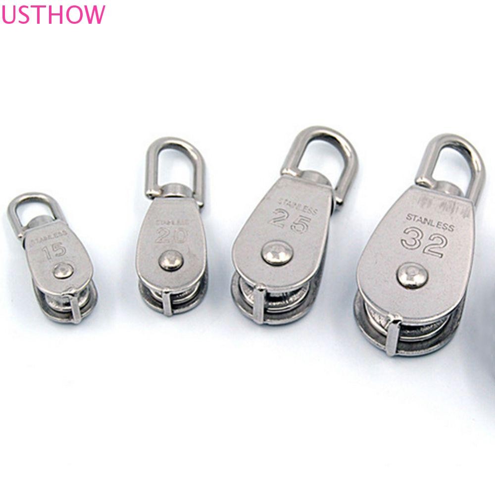 USTHOW Pulley M15 M20 M25 M32 Lifting 304 Accessory Fixed Sheave Block ...
