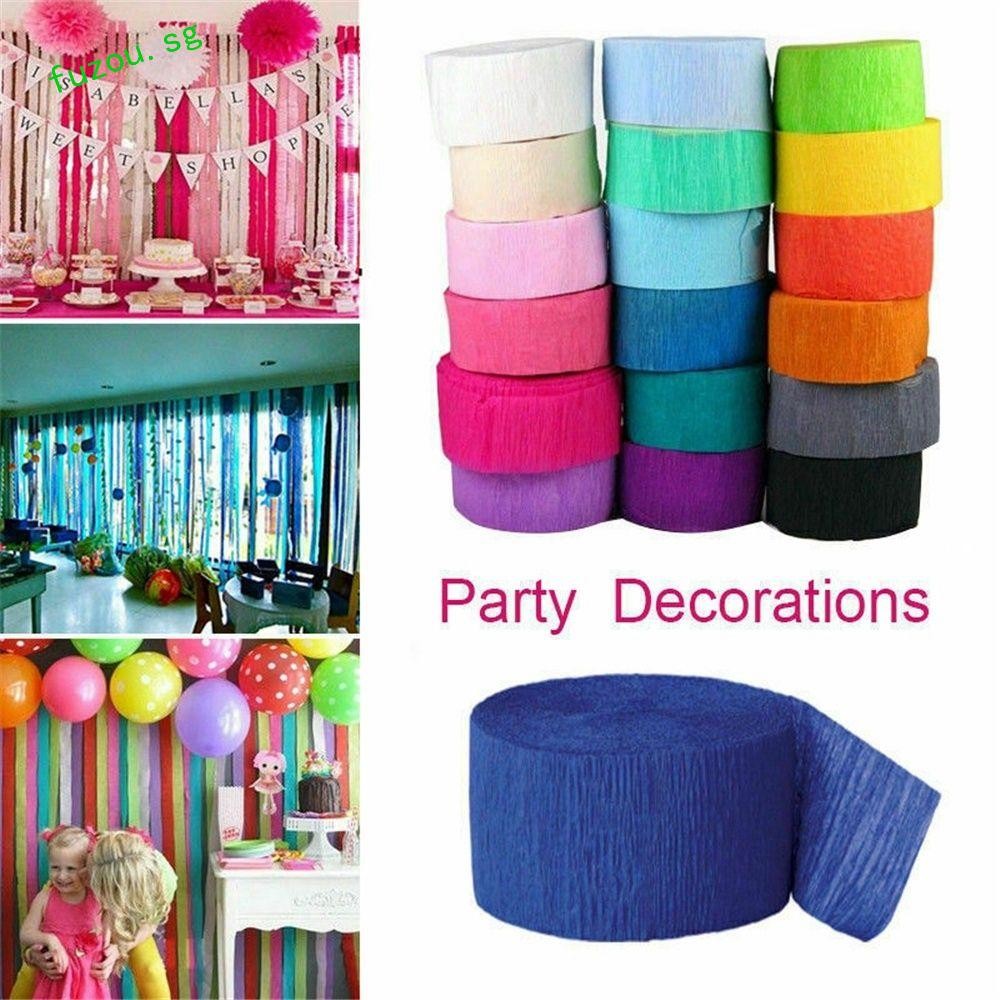 FUZOU Streamer Roll Wedding Wrapping Handmade Birthday Party Children ...