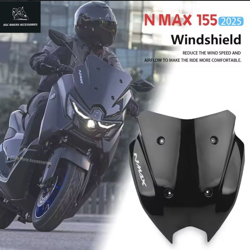 YAMAHA NMAX V3 EMS WINDSHIELD Sport Style motorcycle 2025yrs | Shopee ...