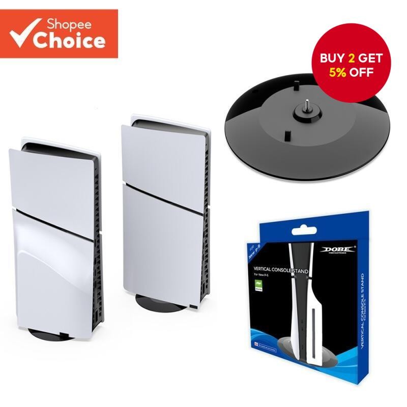 Vertical Stand for PS5 Slim/PS5 PRO Console Digital Edition and Disc ...