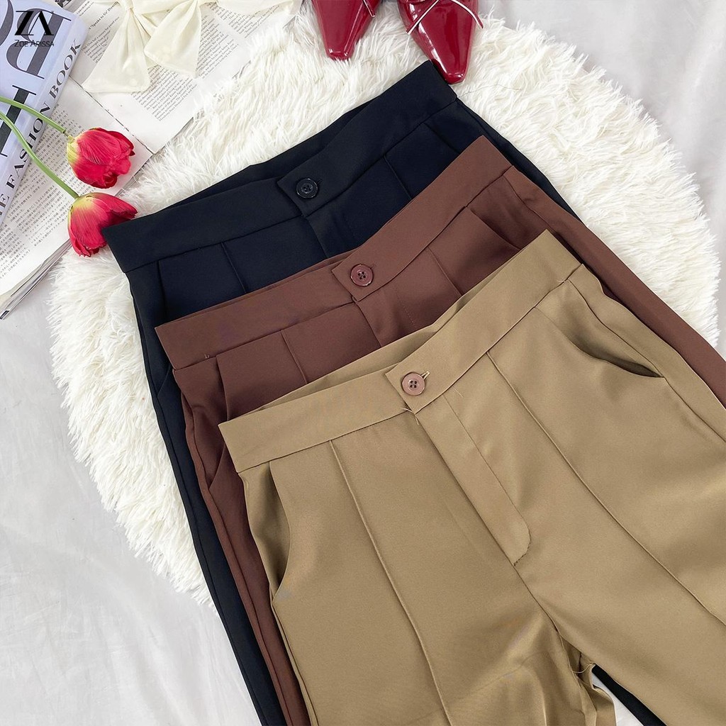 ZOE ARISAH Vezinda Long Slack Pants Corporate Work Pant Straight ...