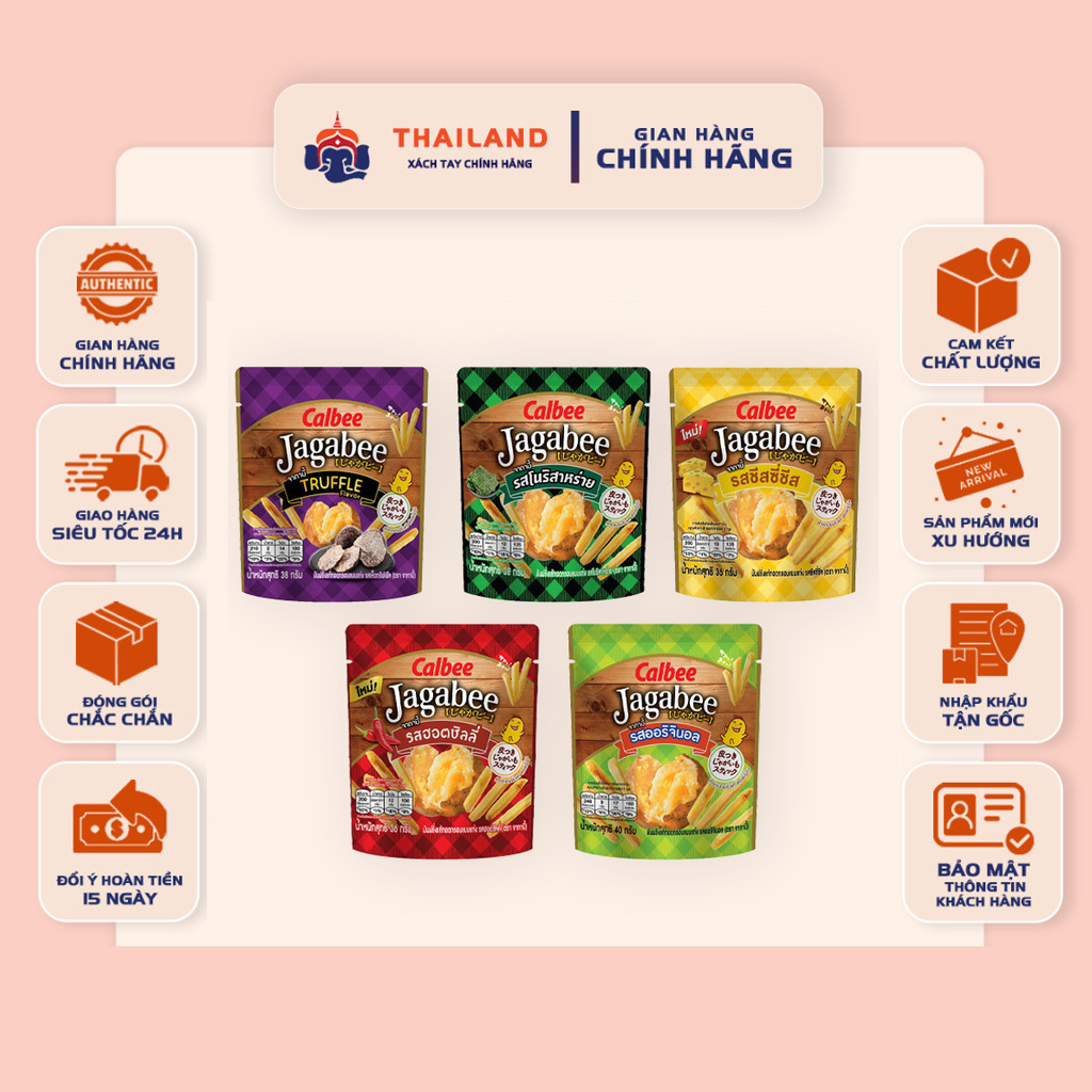 [GENUINE] Jagabee Calbee Potato Snack – 5 Unique Flavors - Crispy, Japanese Taste | Shopee Singapore