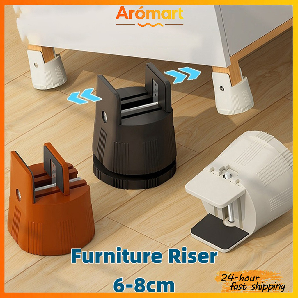 6-8Cm Table Leg Extender Height Adjustable Table Foot Pads Furniture ...