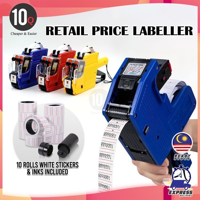 10Q Retail Price Labeller MX5500 MX6600 Label Paper Tag Mesin Harga ...