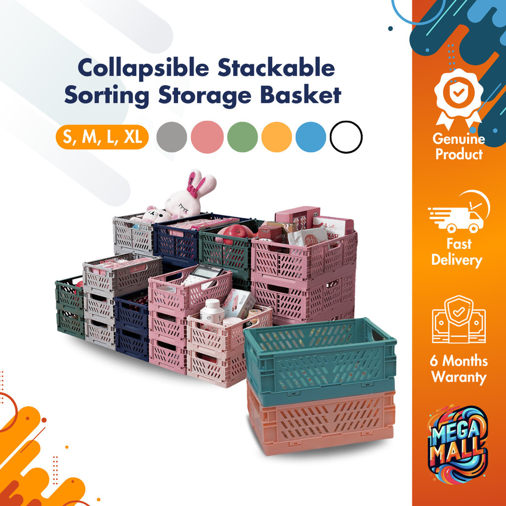Plastic Folding Storage Box - High Quality, Mini Organizer, Crate ...