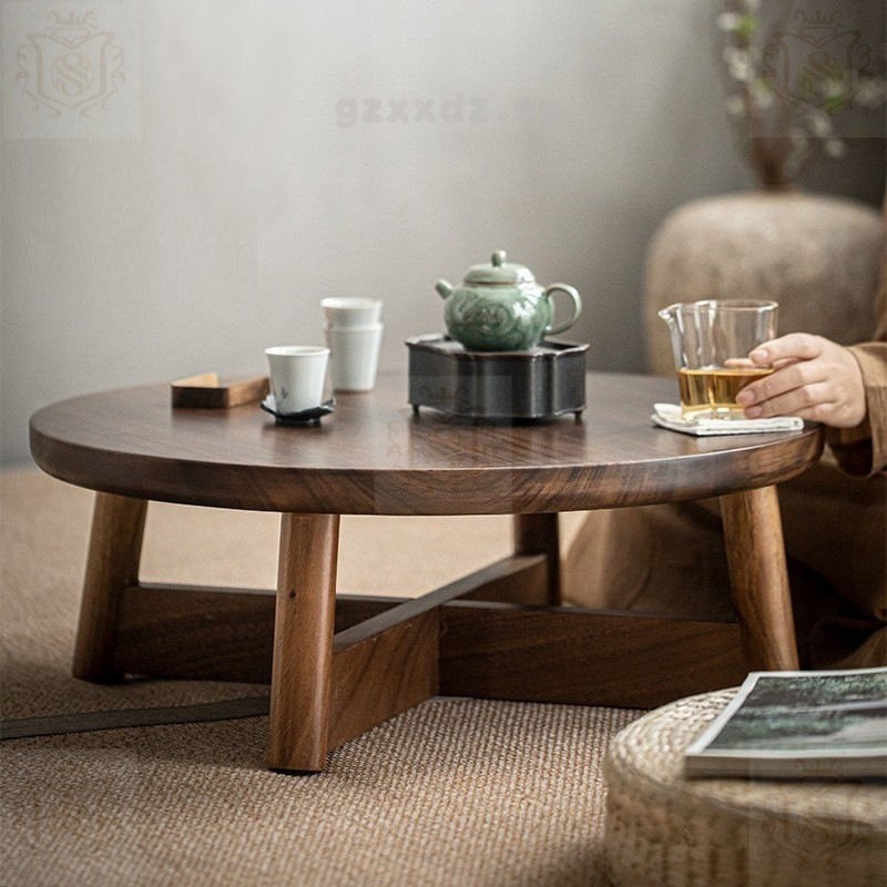 Table Tatami Low Table Stove Japanese-Style Solid Wood Bay Window Tea ...