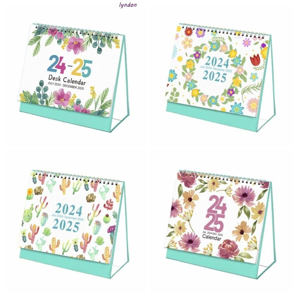 LYNDON 2024-2025 Calendar, Creative 18-Month Desktop Calendar, Gift ...