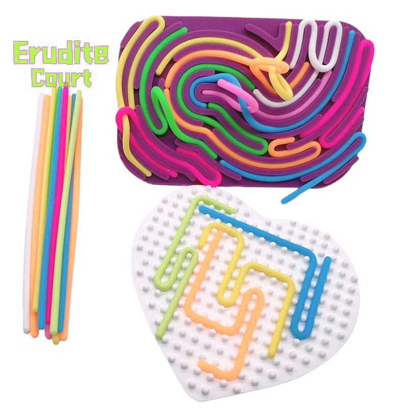 [EruditeCourtS] Children's Educational Silicone Stress Relieving Toys ...