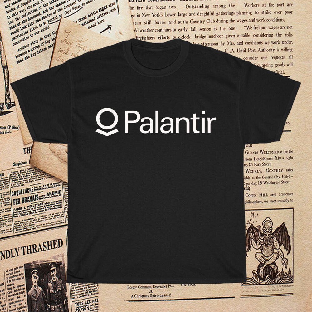 New Palantir Technologies Logo Men'S T-Shirt Funny | Shopee Singapore