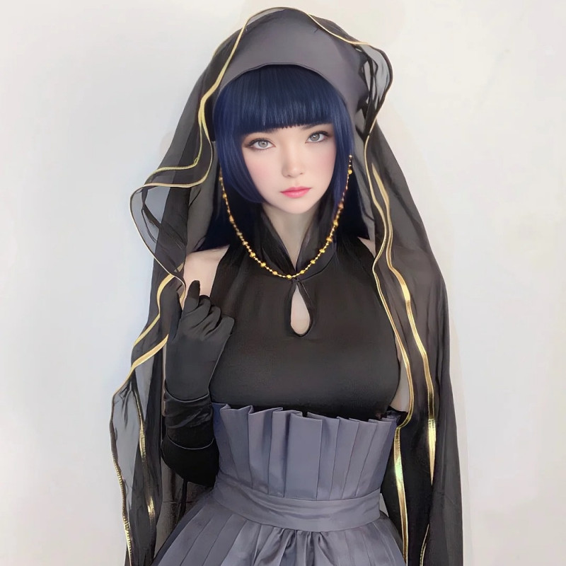 Sg SELLER Naruto Naruto Hyuga Hinata Wedding Dress cos Suit Boren ...