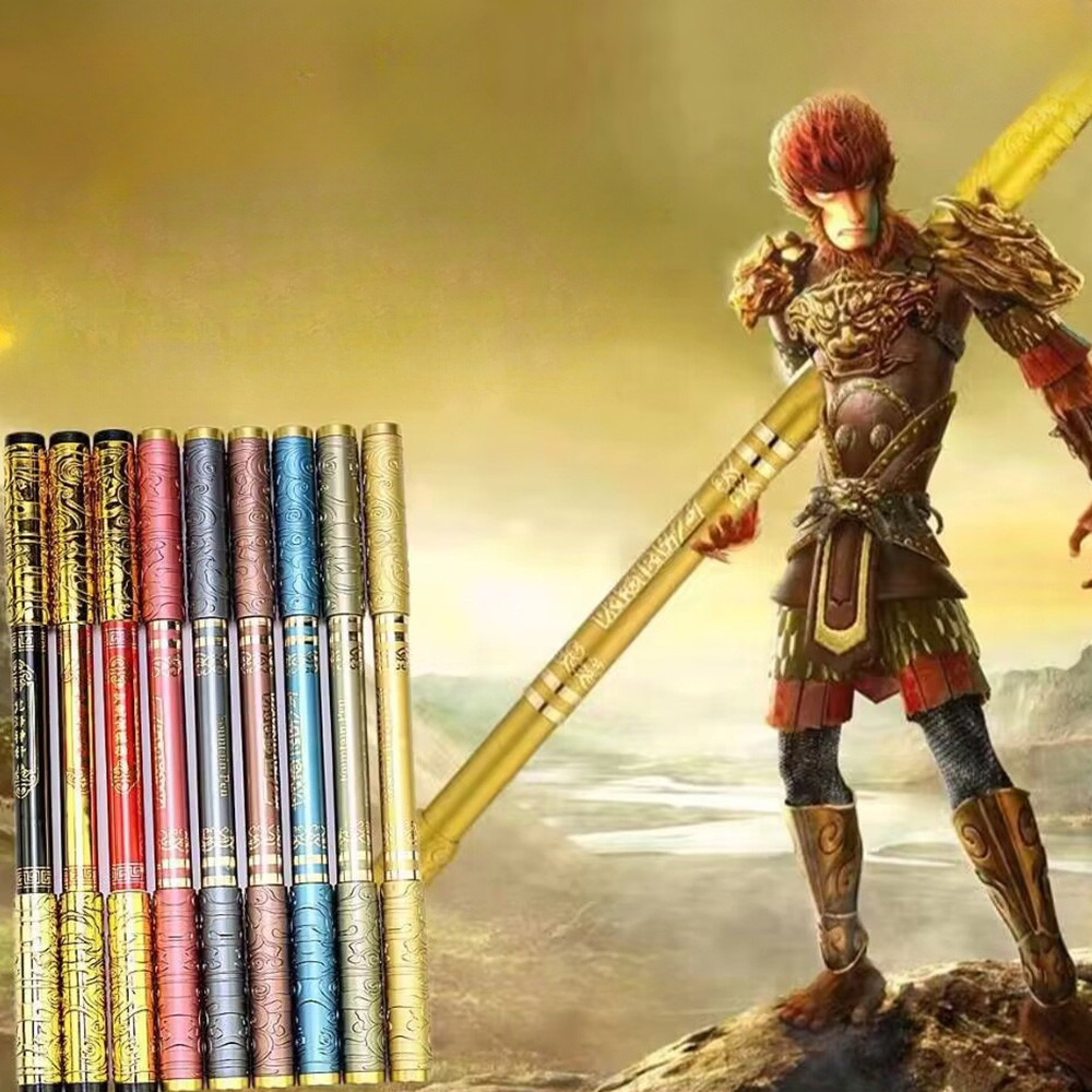 Creative Monkey King Bar Neutral Pen Black Myth Wukong Stretchable ...