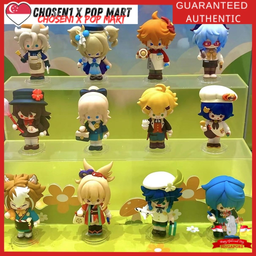 SG SELLER 🔥2024 Hot POPMART Pop Mart Genshin Impact Cosplay Theme Q ...
