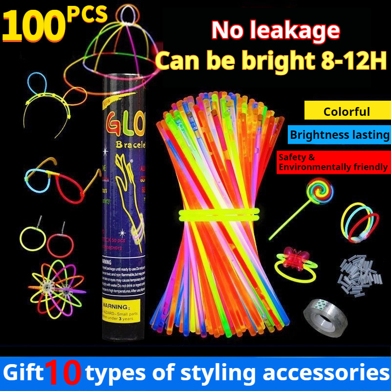 Light Sticks Set Highlight Bold Disposable Light Stick Long-Lasting ...