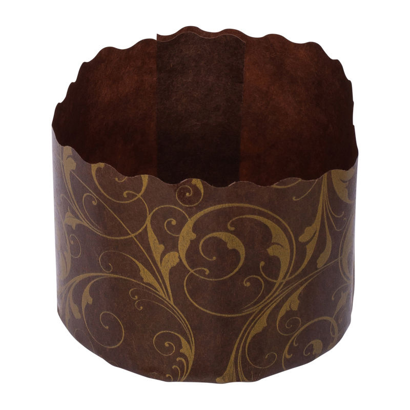 Mould Panettone Alto 60X45Mm Brown/Gold 25Pc | Shopee Singapore